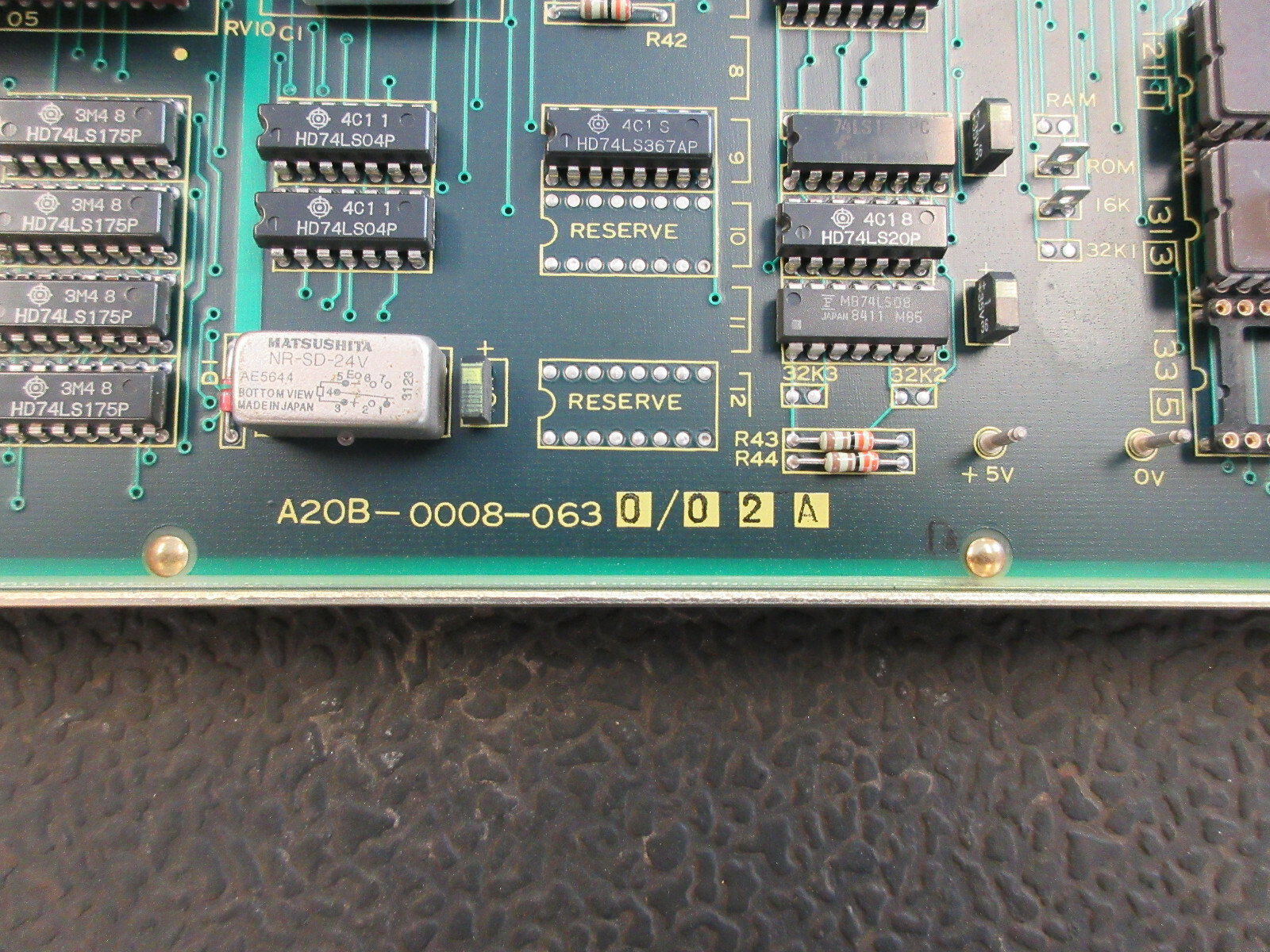 Fanuc PC1 Board A20B-0008-0630/02A Circuit Board from CNC Lathe ...