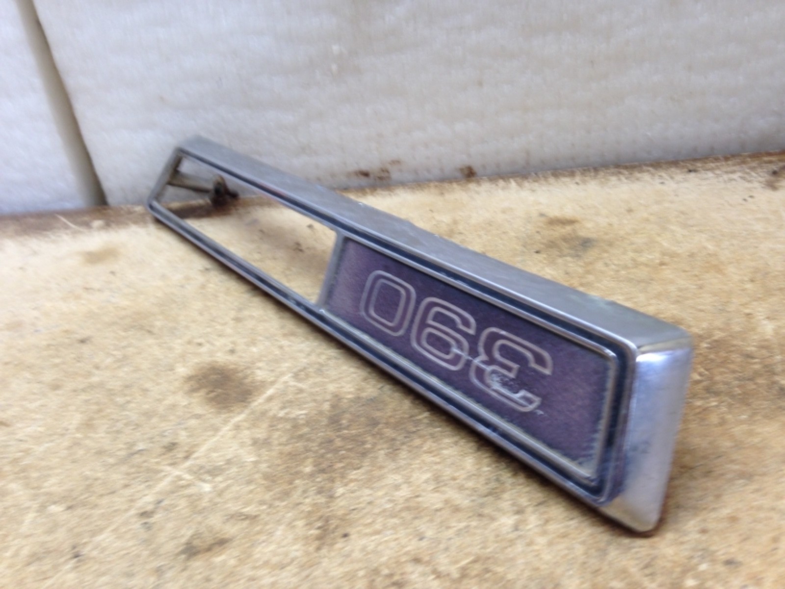 FORD C9AB 15A440A Fender 390 Emblem Right Side 13” Long | eBay