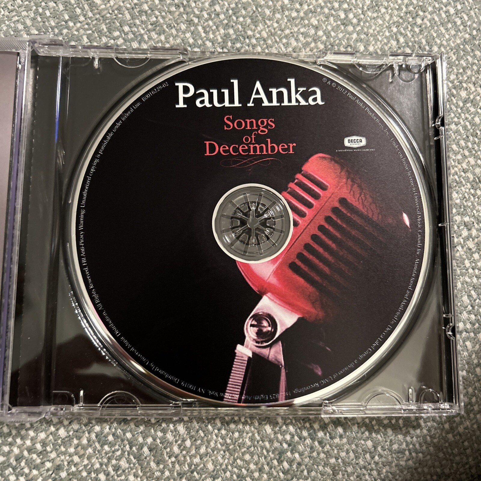 Songs of December by Paul Anka (CD, 2011) 602527847429| eBay