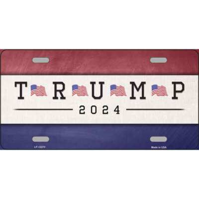 Trump 2024 Novelty Metal License Plate Tag LP-12270 | eBay