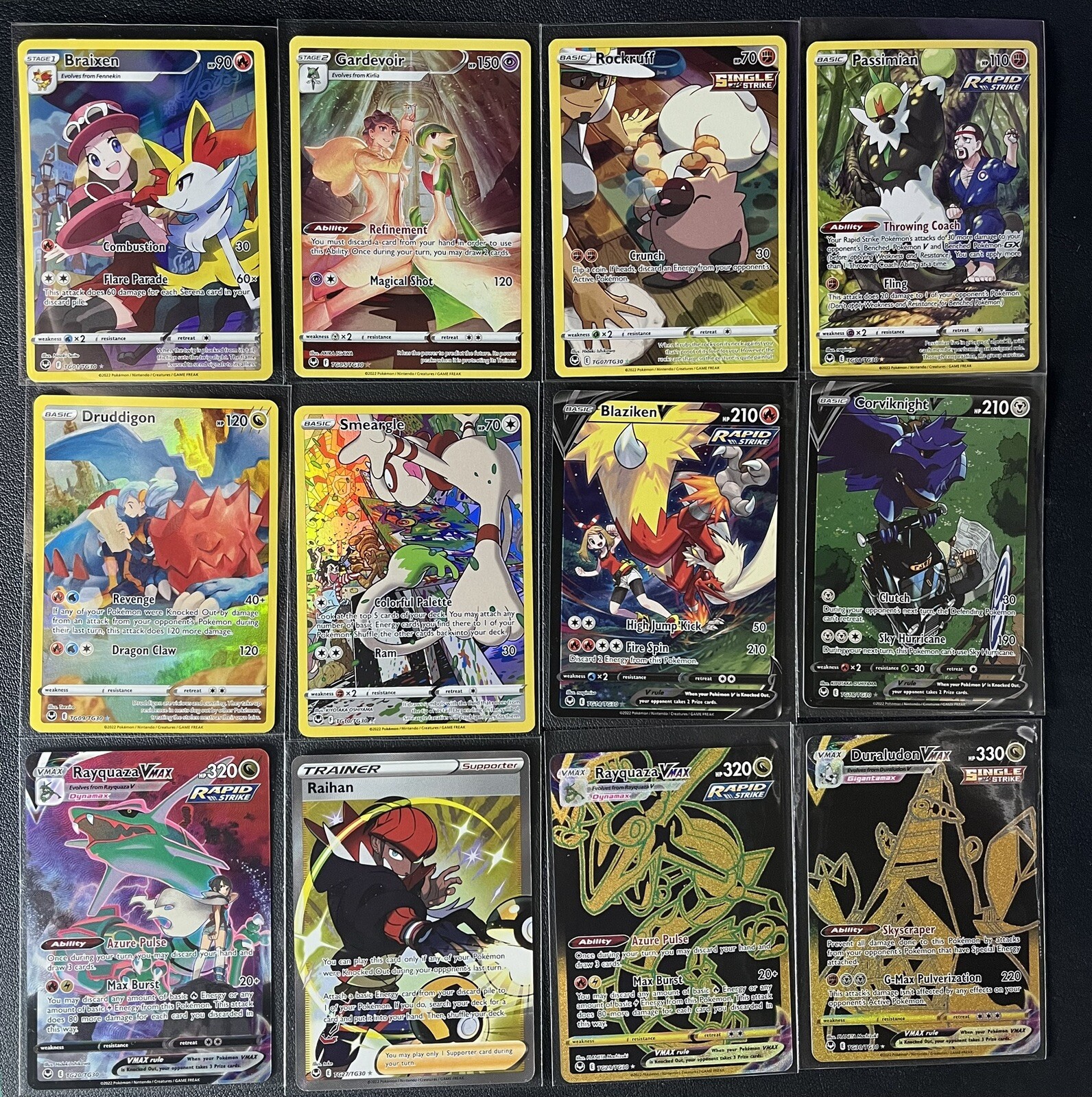 Pokemon Silver Tempest Trainer Gallery Full Art 12 Card Lot Pack Fresh ...