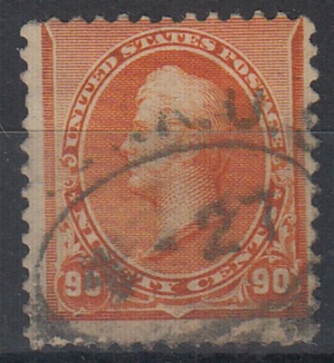 USA 1890 90c ORANGE NO TRIANGLES SG#234 SC 229 (ID:265/D63924) | eBay