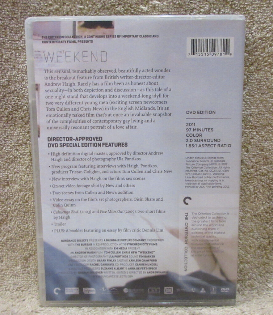 Weekend (Criterion Collection) (DVD, 2011) for sale online | eBay
