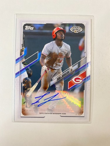2021 Topps Pro Debut Autographs #PD-102 Ivan Johnson MLB Baseball Card ...