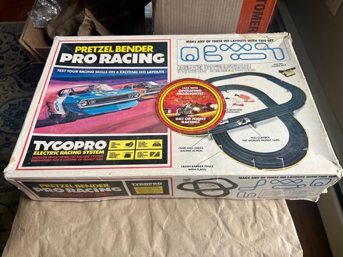 1990s TYCO AFX 1:64 Pretzel Bender Pro Slot Car Track AMX Transformer ...