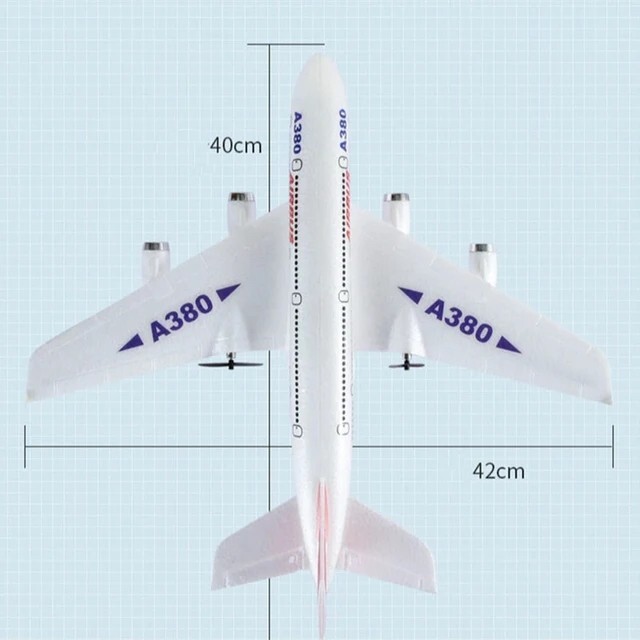RC Airbus A380 Boeing 747 Remote Control Airplane 2.4G Fixed Wing Toy ...