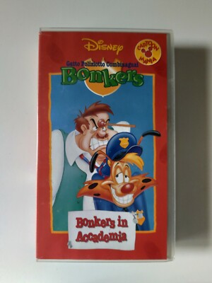 BONKERS IN ACCADEMIA - VHS DISNEY CARTOON MANIA *RARISSIMA* | eBay