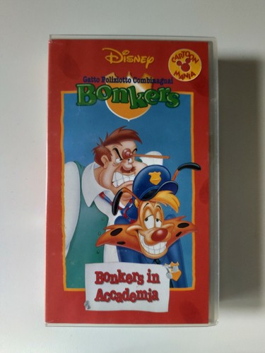 BONKERS IN ACCADEMIA - VHS DISNEY CARTOON MANIA *RARISSIMA* | eBay
