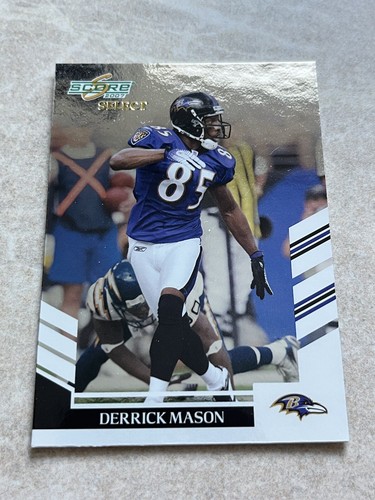 2007 Score Select #178 Derrick Mason NFL Baltimore Ravens | eBay