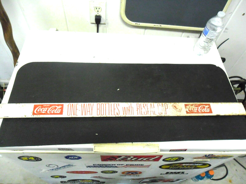 VINTAGE COCA COLA DISPLAY RACK INSERT ONE WAY BOTTLES WITH RESEAL CAP ...