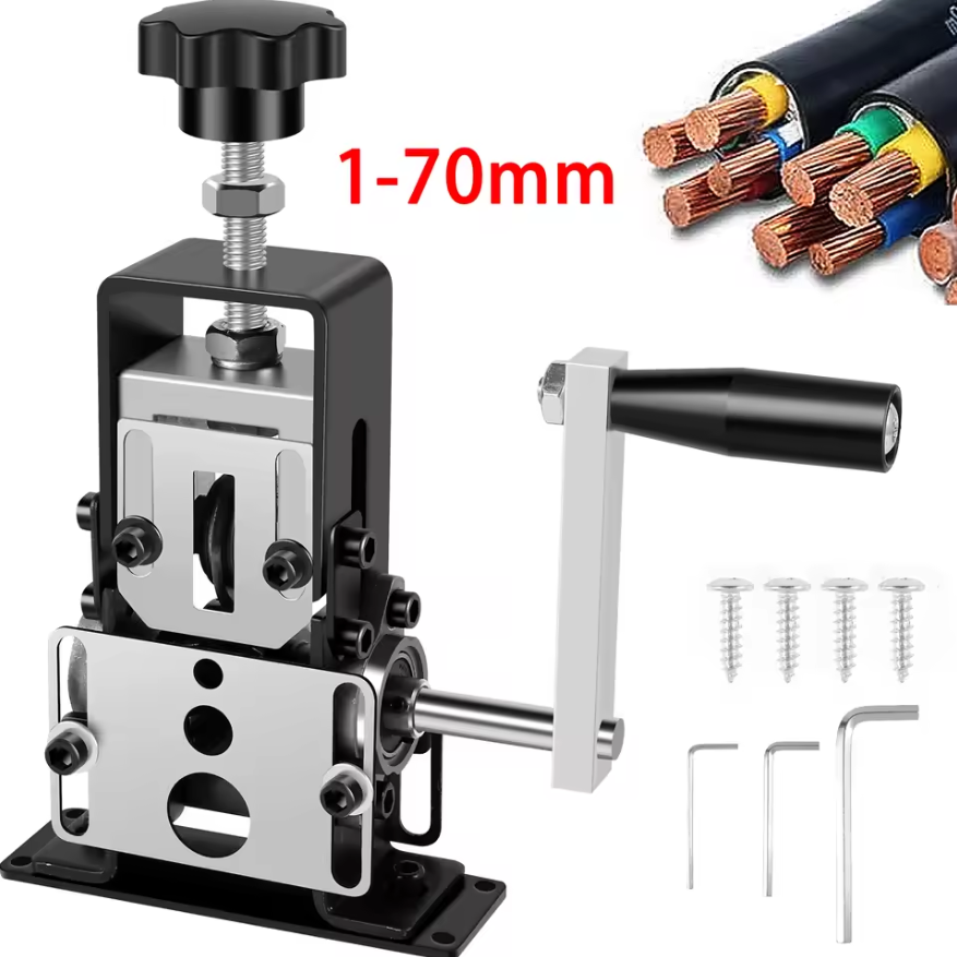 Manual Wire Stripping Machine Drill Powered Hand Crank Wire Stripper ...