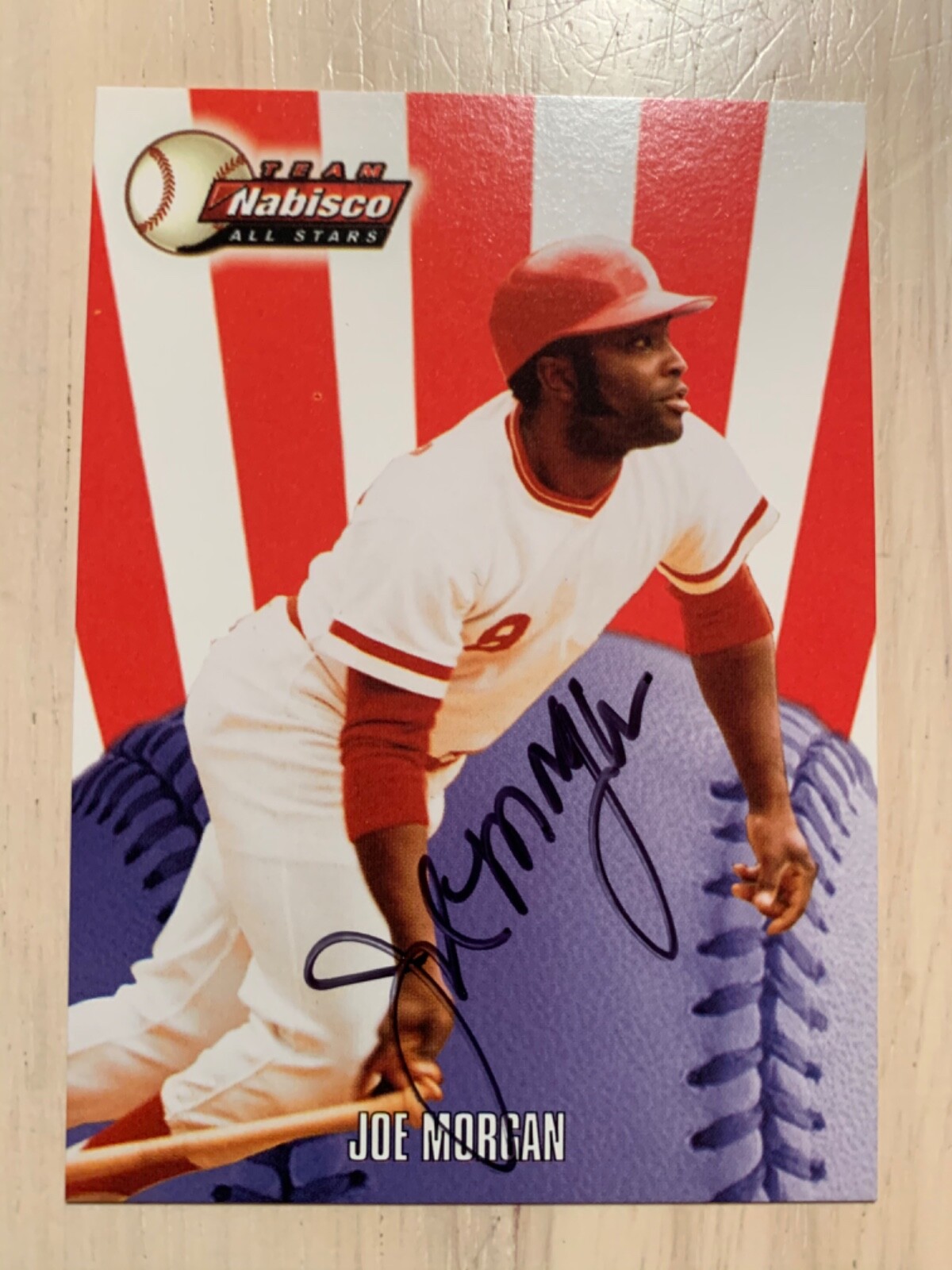 Joe Morgan Autographed Baseball Card | eBay