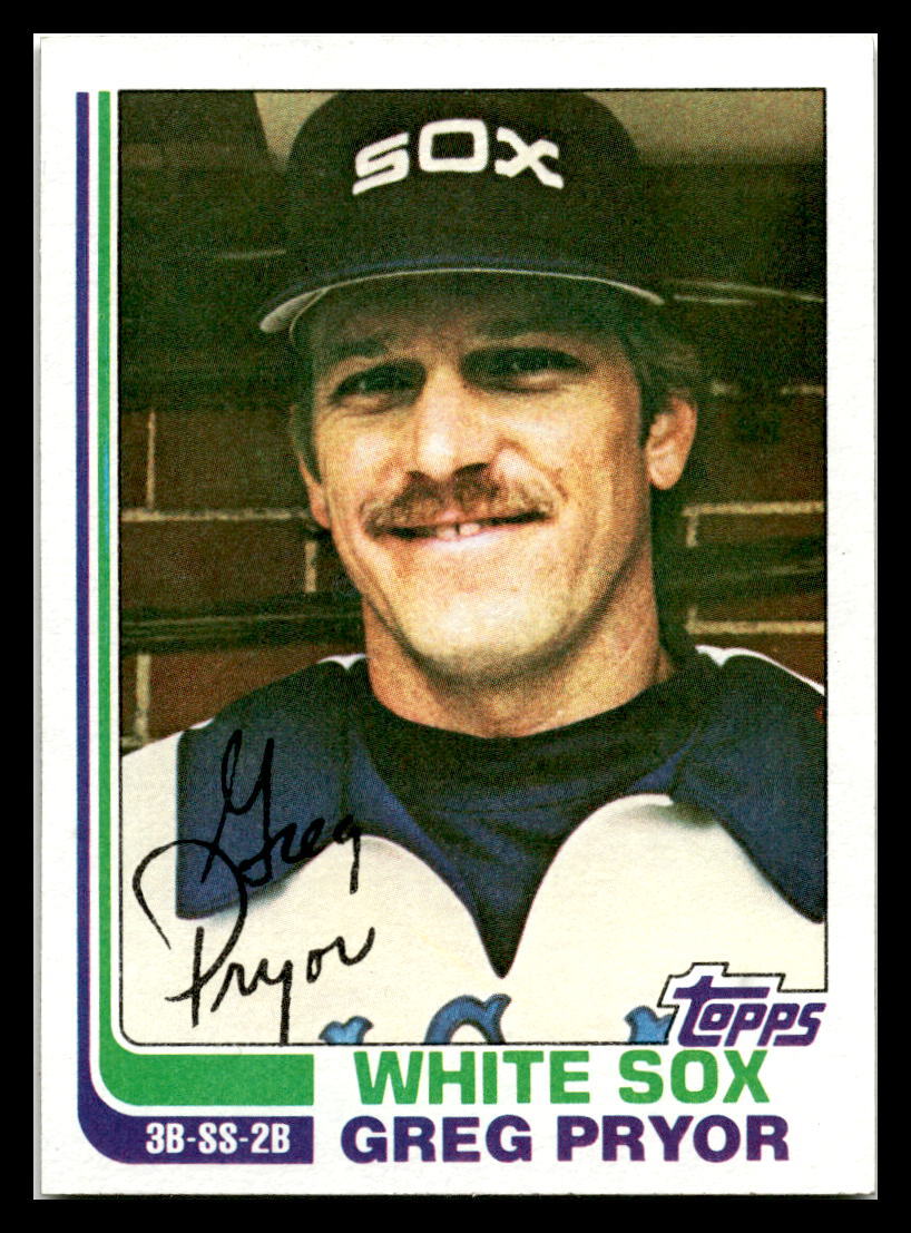 1982 Topps #76 Greg Pryor EX/ NRMT | eBay