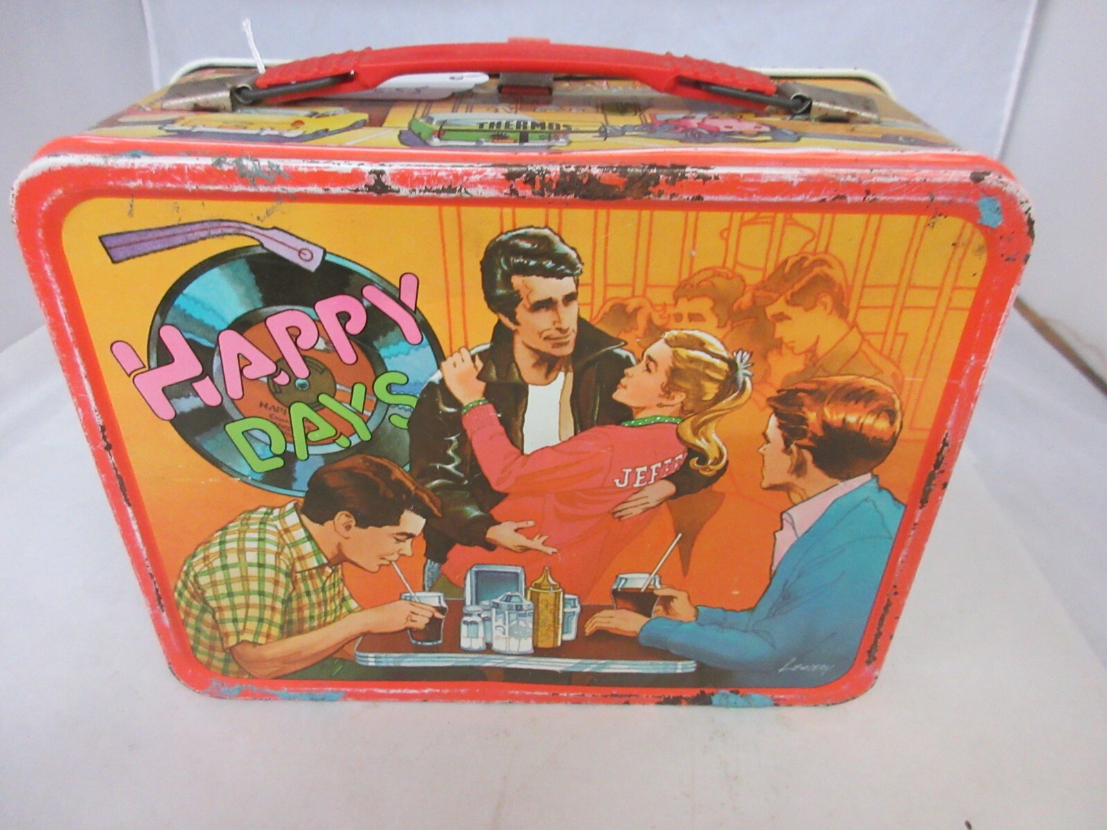 VINTAGE LUNCH BOX TIN 1976 HAPPY DAYS LUNCH BOX 855-D | eBay