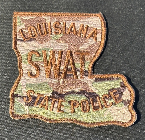 Louisiana State Police SWAT Team Camo Shoulder Patch - LA | eBay
