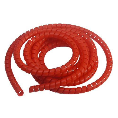 2M 8MM Durable Wire Spiral Wrap Sleeving Band Tube Cable Protector Eye ...