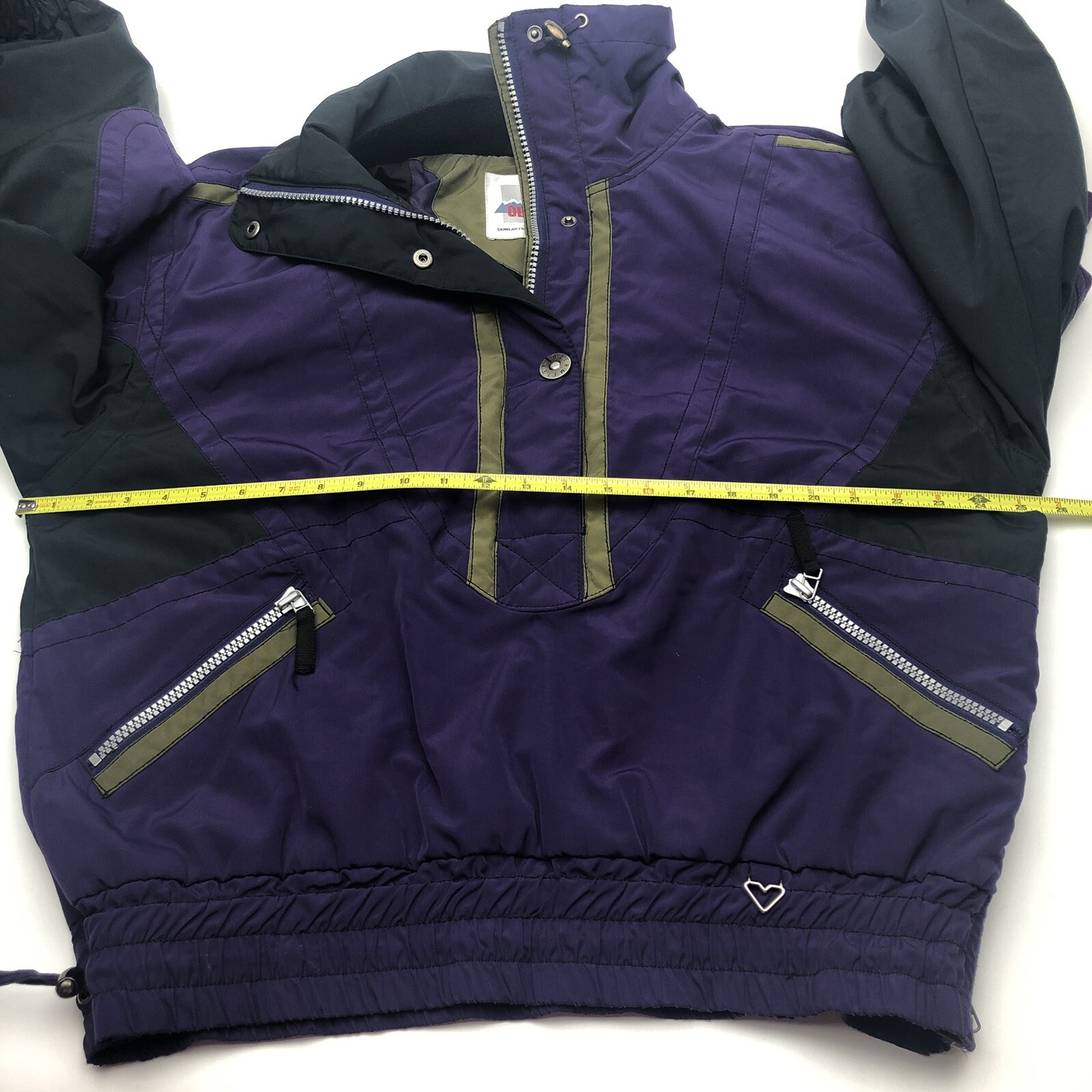Vtg Obermeyer Womens Size 10 Jacket Ski Purple Pullover Snowboard Cinch ...