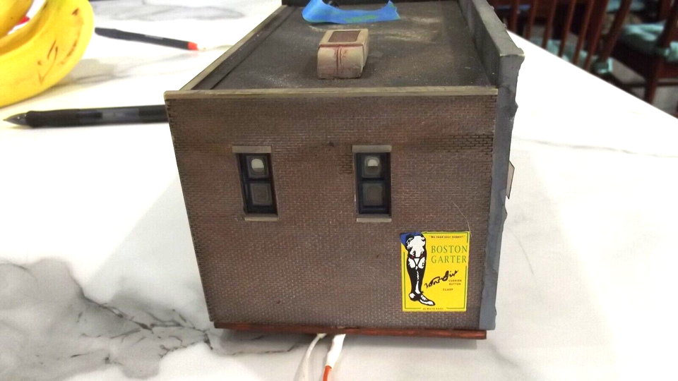 HO Scale Vintage Store Model Kit # HO Built Weathered Lighted | eBay