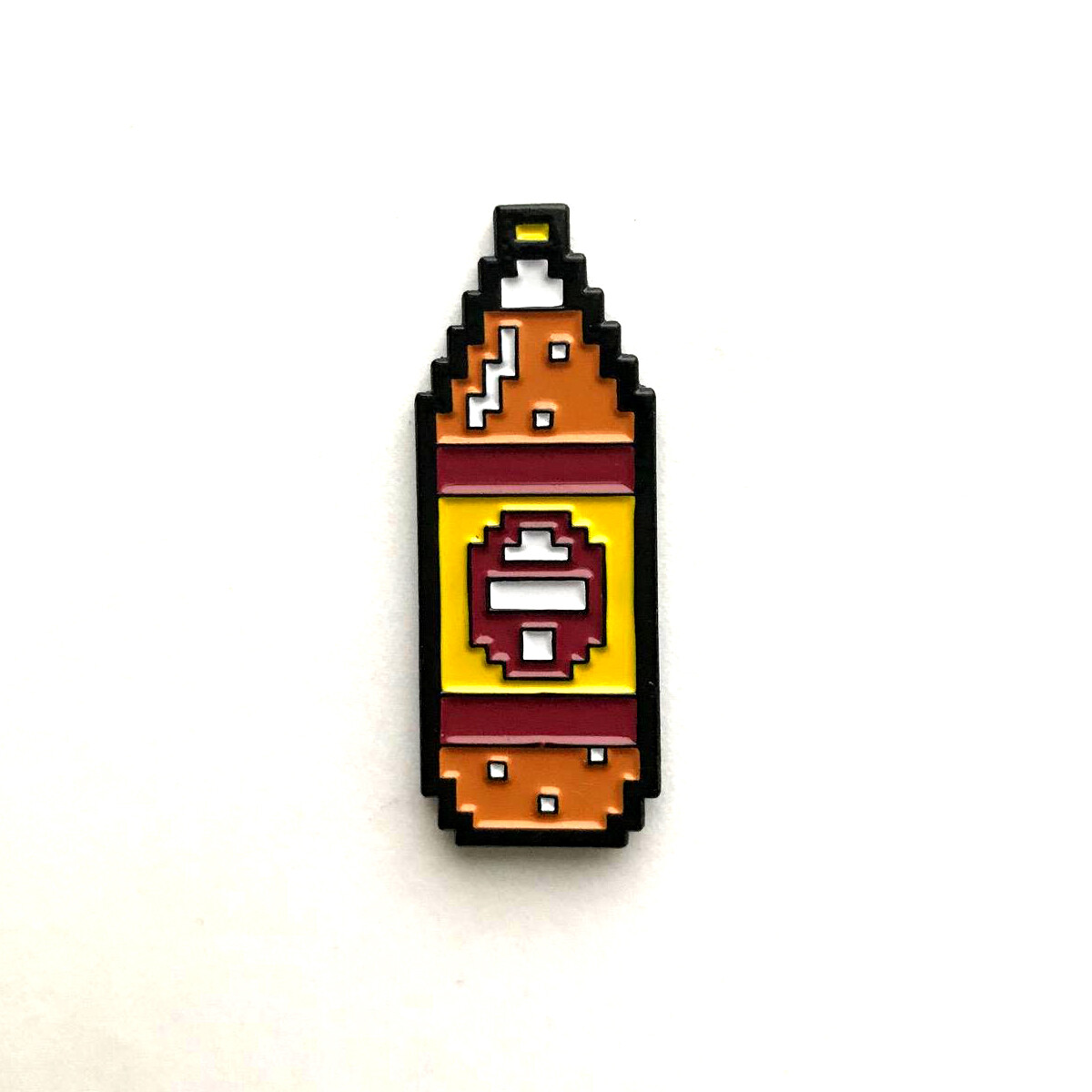 NEW 8 BIT 40 OZ BEER ENAMEL PIN RAP RAPPER MALT LIQUOR GANGSTER GANGSTA ...