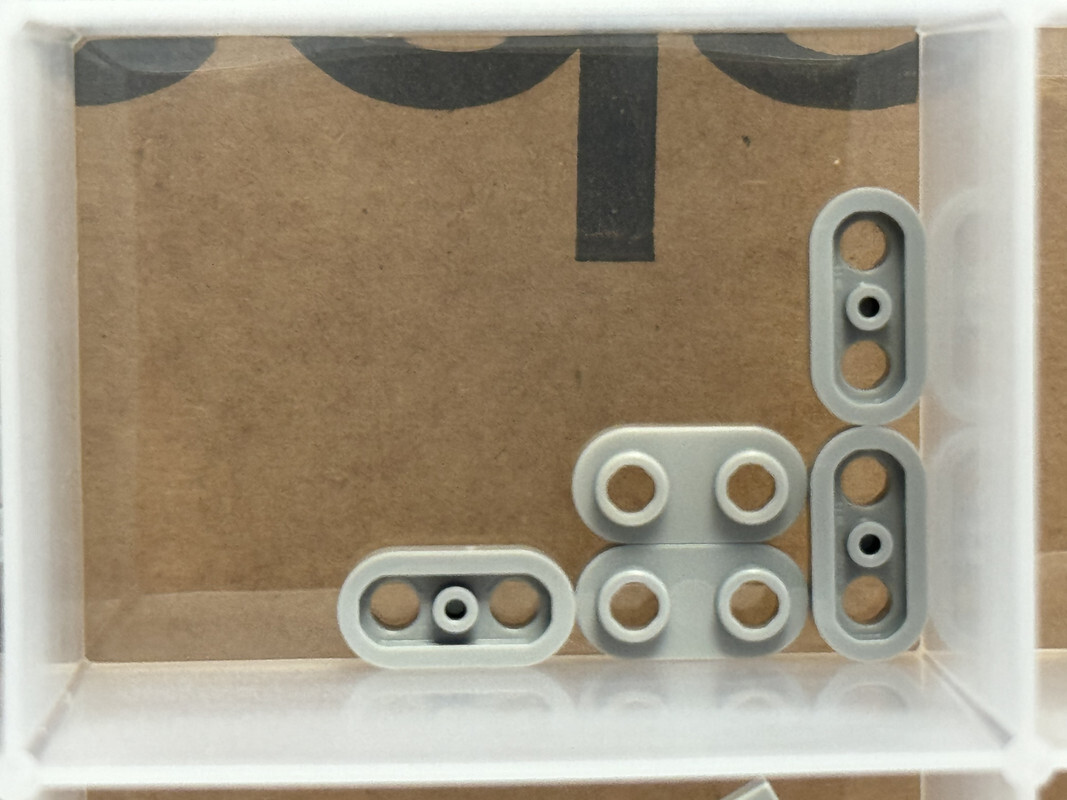 LEGO Parts - Light Bluish Gray Plate, Round 1 x 2 Open Studs - No 35480 ...