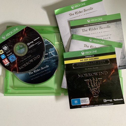 The Elder Scrolls Online Morrowind + Tamriel Unlimited Xbox One (2 game ...