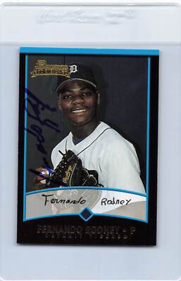 2001 Bowman #BDP85 Fernando Rodney Tigers Signed Auto *H5718 | eBay