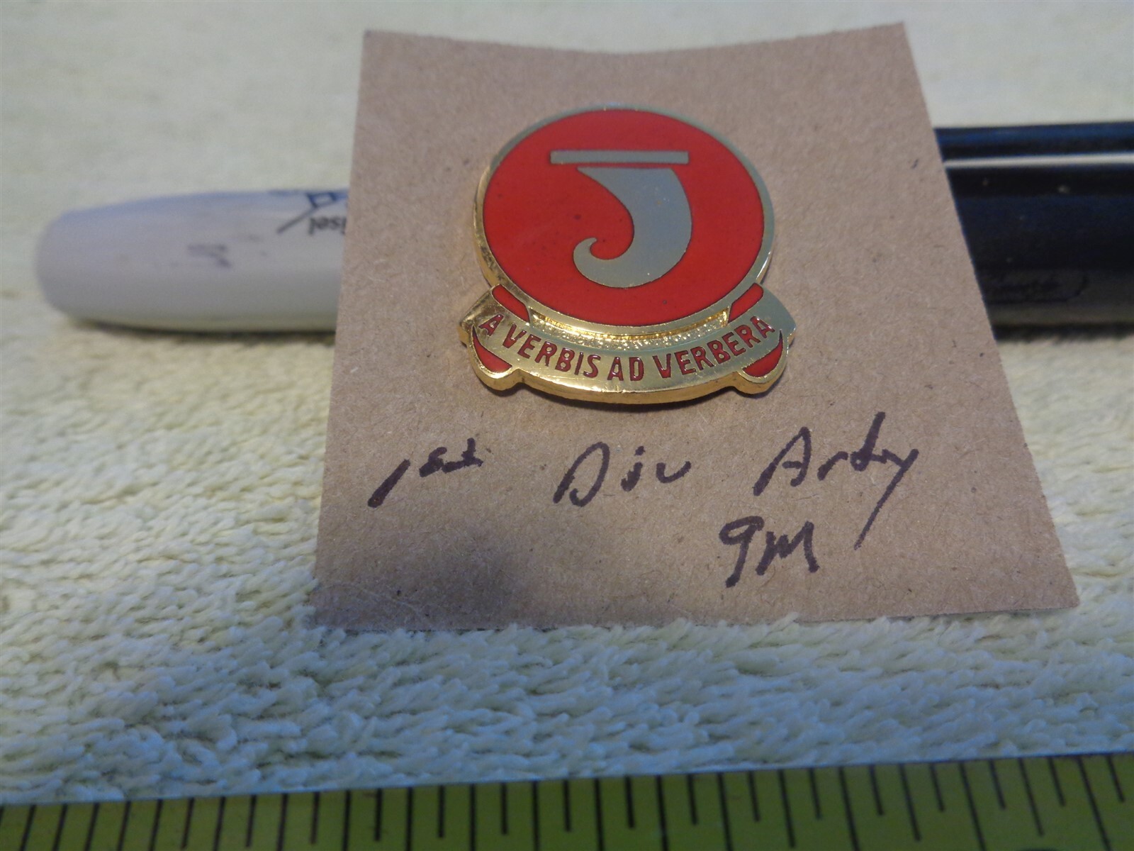 1st Division Artillery 9M Unit Crest, DI, DUI (DRAW#217) | eBay