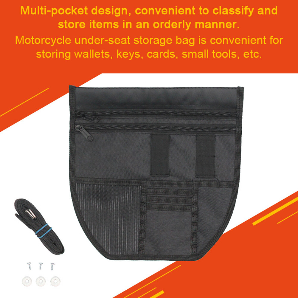 Motorcycle Underseat Storage Bag Tool Pouch Organizer Replacement for ...