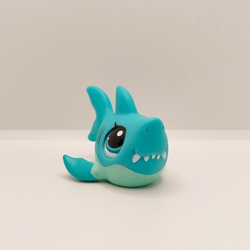 Littlest Pet Shop Aqua Teal Cyan Shark #3560 LPS | eBay