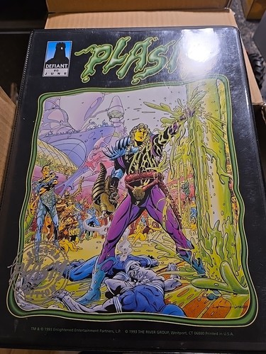 Plasm Defiant #0 June 1993 Card Album Comic ComiCollector Trad Card Set ...