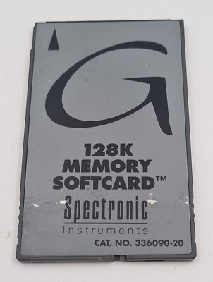 Spectronic Instruments 128K Memory Softcard 336090-20 Flash Card for ...