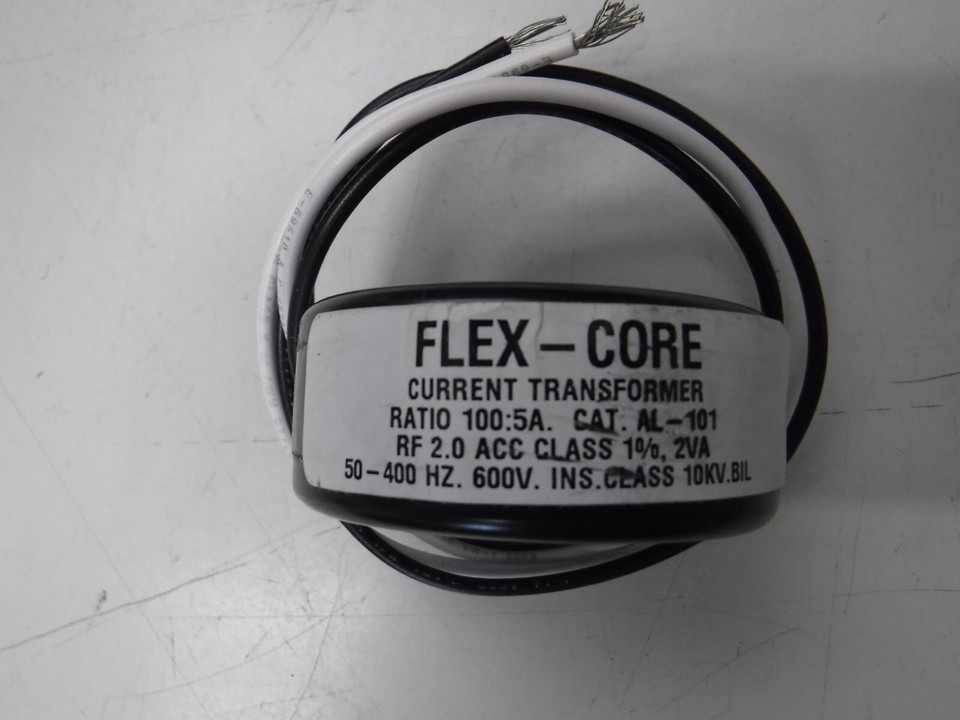 Flex-core AL-101 Current Transformer 100:5 600v-ac | eBay