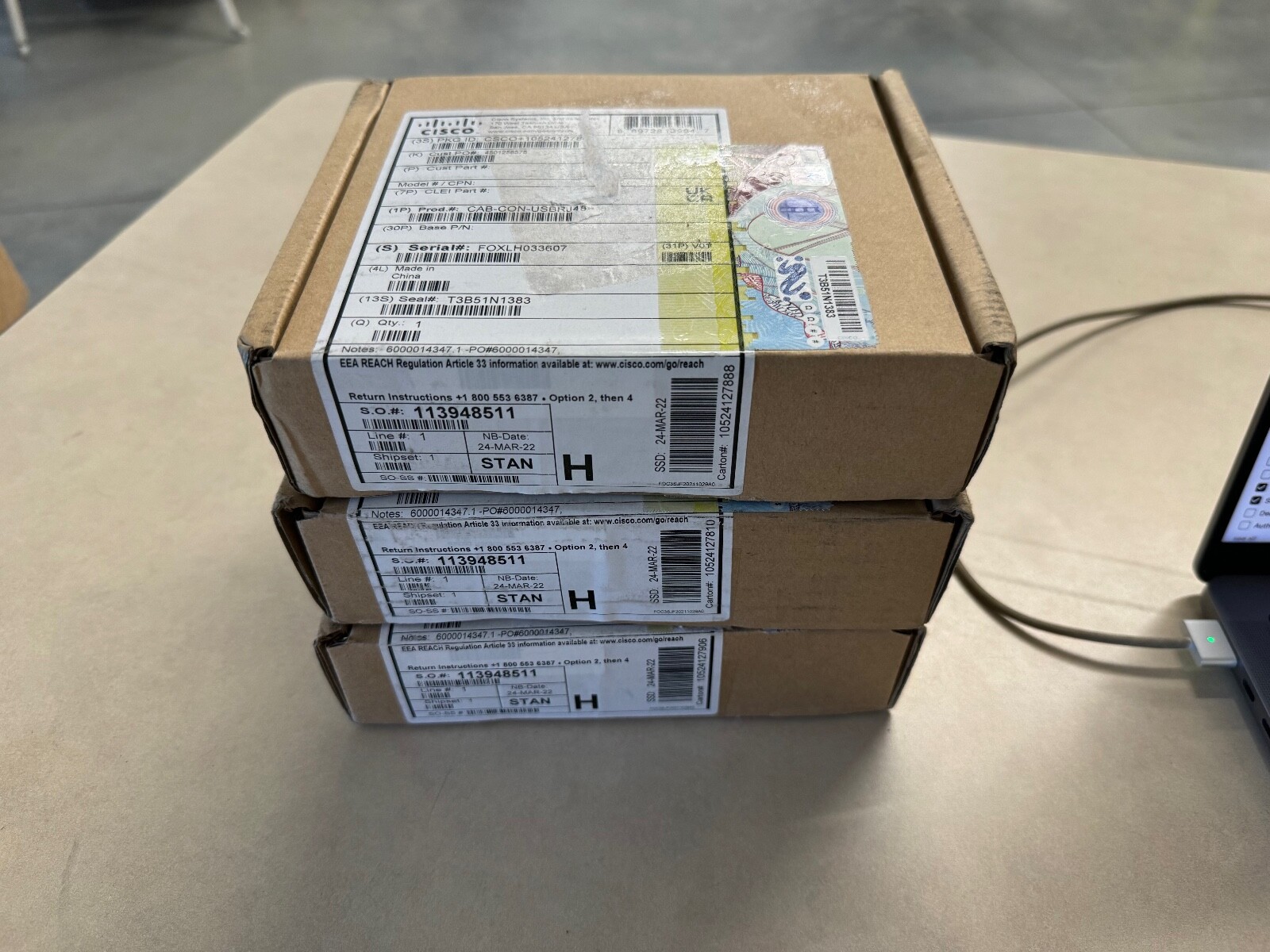 Cisco Cab-con-usbrj45 Micro USB to Rj5 Console Adapter Data Transfer ...