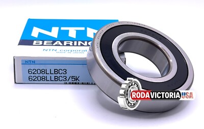 NTN 6208 LLB C3/5K BALL BEARING RUBBER SEALED 6208 2RS 6208 DDU ...