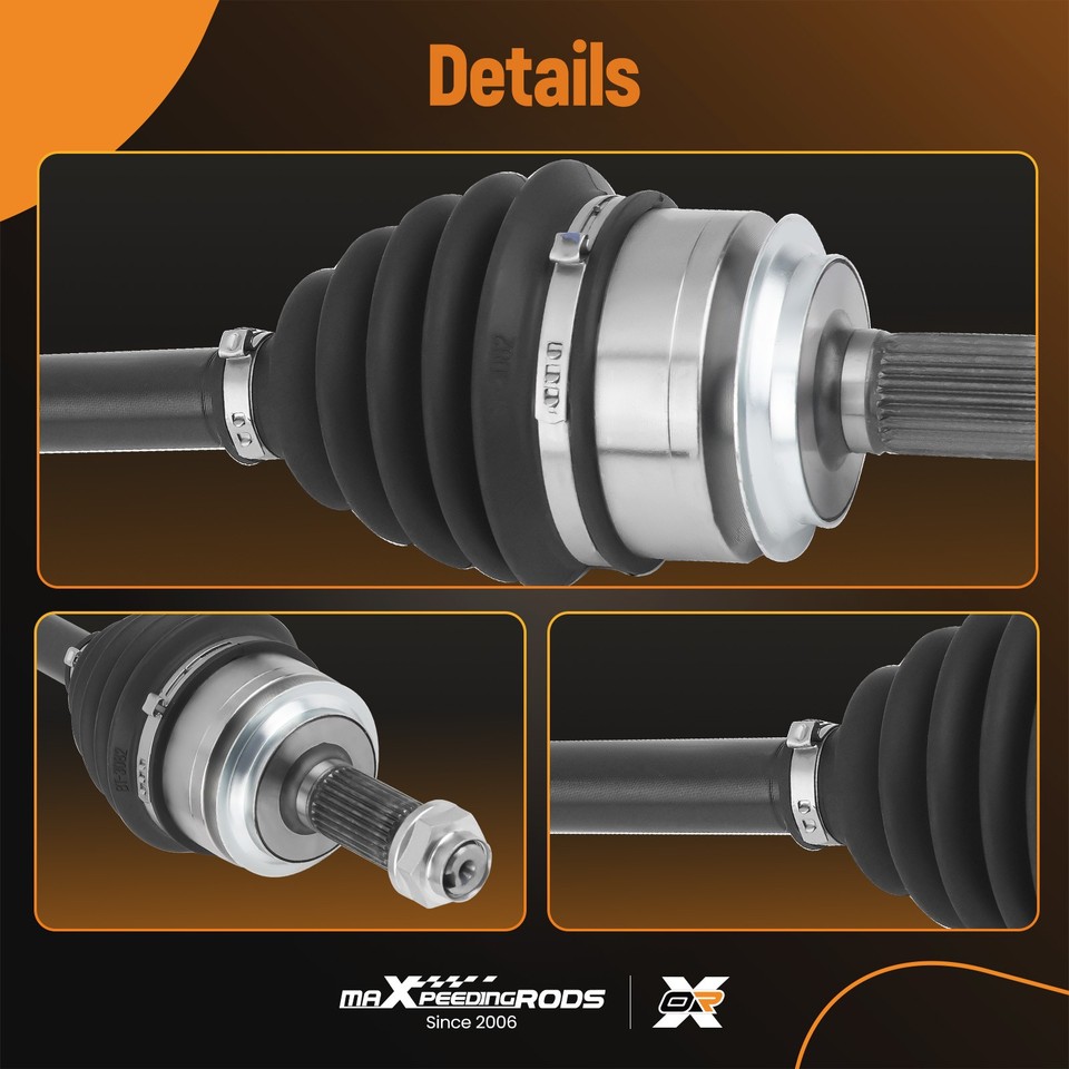 2XFront CV Axle Joint Shaft Assembly for Honda Civic Auto CVT Trans ...