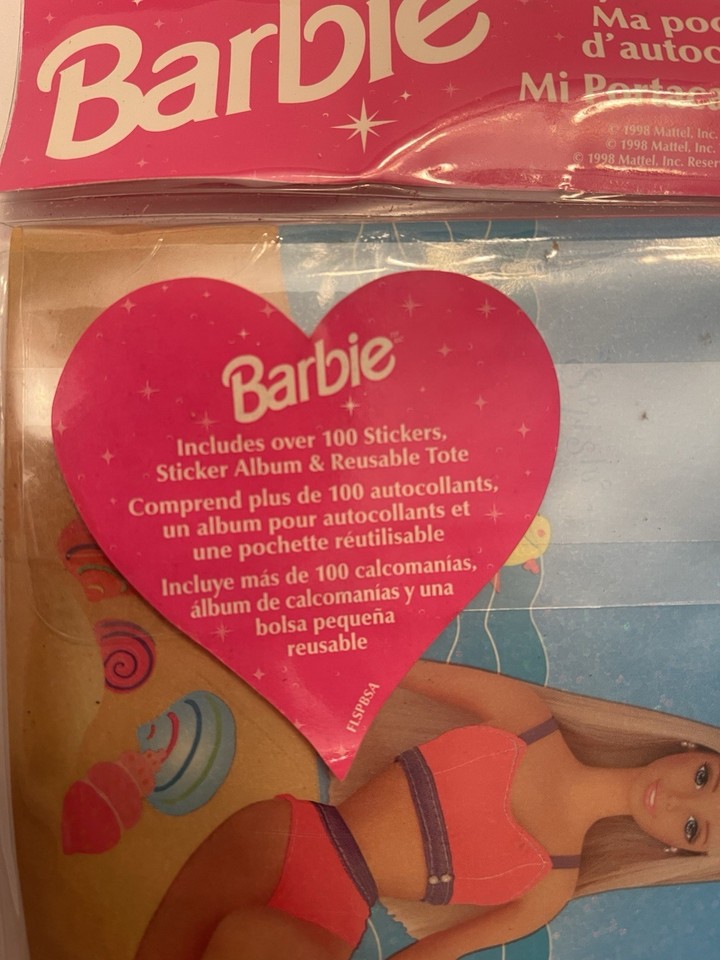 1998 Sealed Barbie Sticker Album with Stickers | eBay