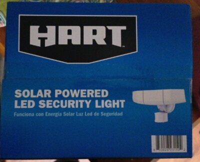 HART 3-Head Solar Motion Sensing Security LED Light with Adjustable ...
