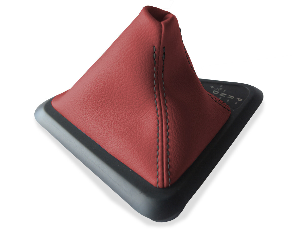 Automatic Shift Boot Cover Leather for BMW E81 E82 E87 04-13 Red Black ...