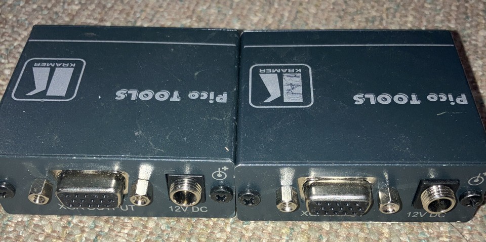 Kramer XGA Line Transmitter PT-110 Receiver PT-120 Set NO POWER SUPPLY ...
