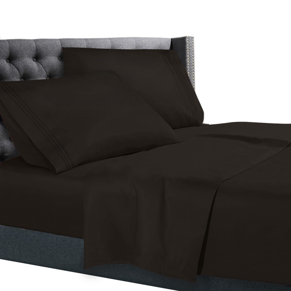All Unique Sizes Brushed Soft Microfiber Hotel Bed Sheets, Deep Pocket ...