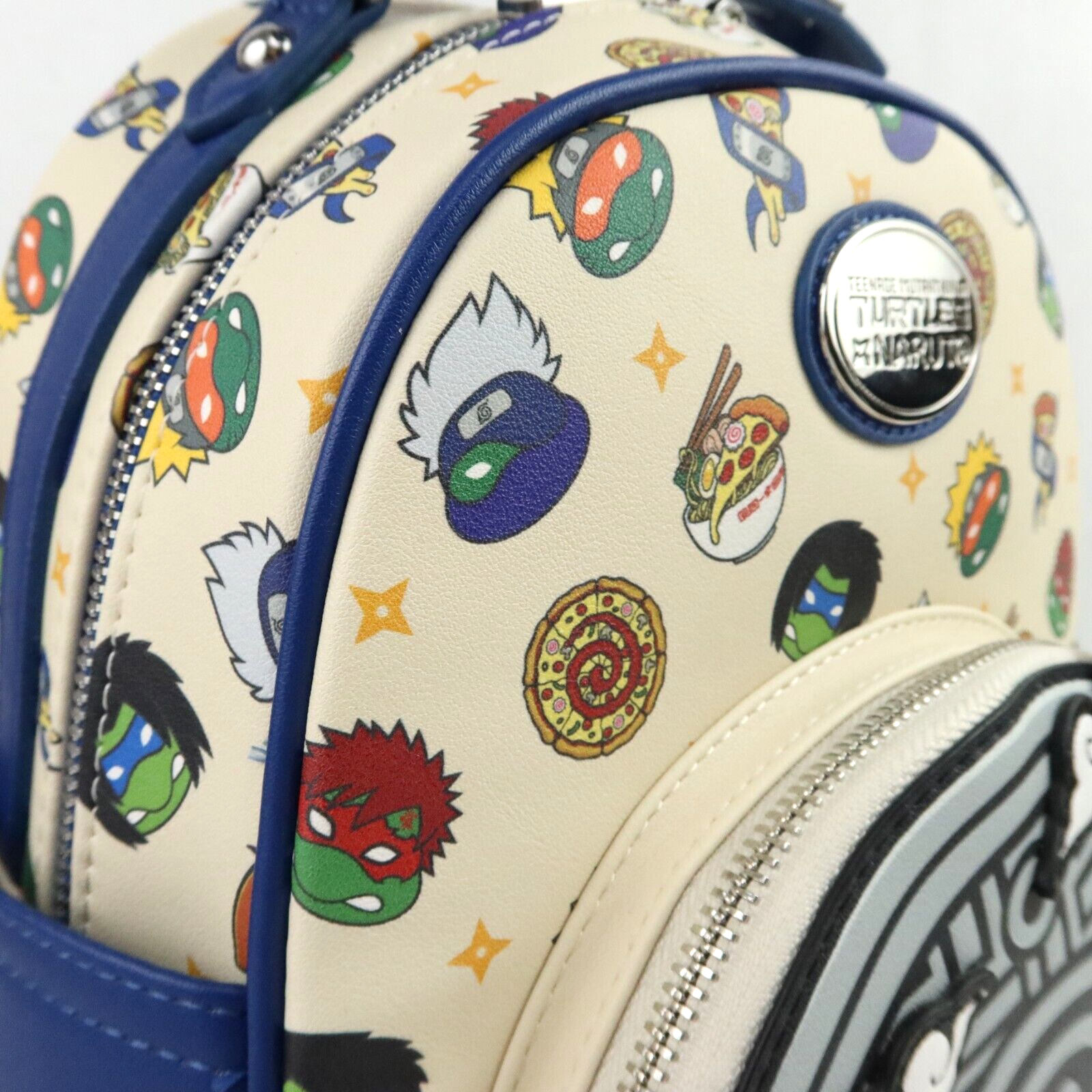 Naruto x Teenage Mutant Ninja Turtles Mini Backpack Shinobi Hidden Leaf ...