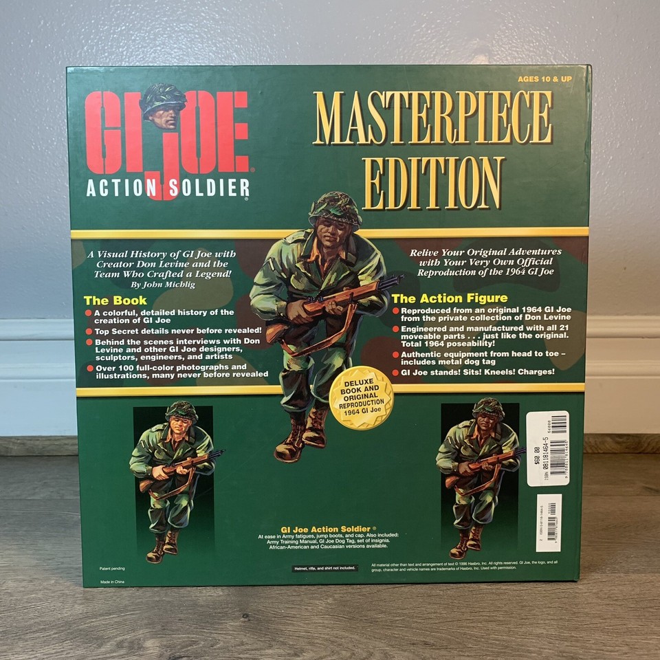 Vintage 1996 GI Joe Action Soldier Masterpiece Edition Hasbro Figure ...