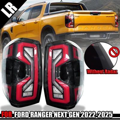 For Ford Ranger P703 NEXT GEN 2022-2024 Tail Light Rear Lamp LED PAIR W ...