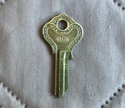 Vintage Ilco Padlock Key Blank 1054 J New Old Stock | eBay