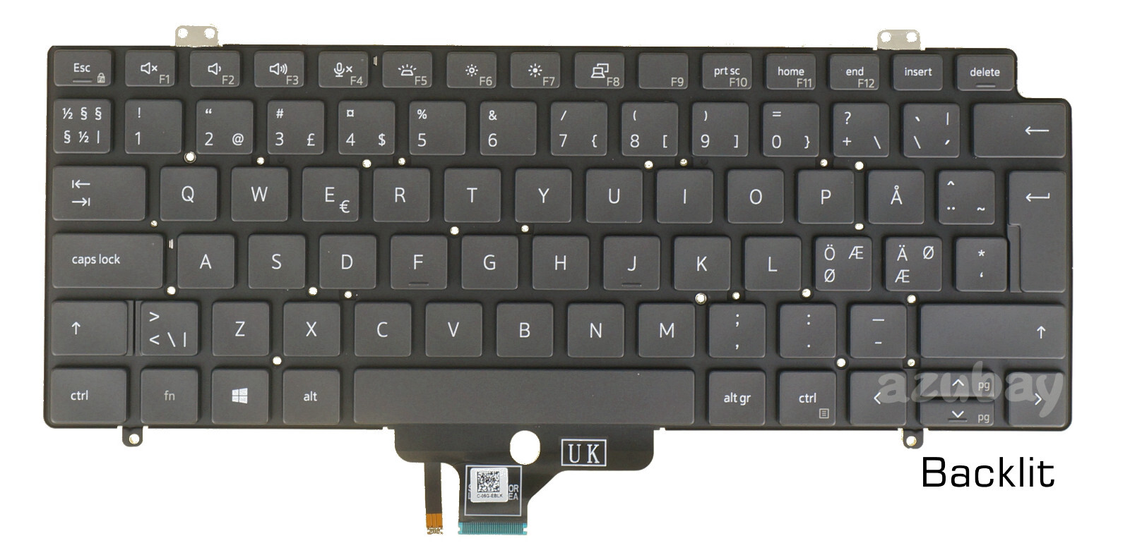 Laptop Keyboard for DELL Latitude 7410, 7410 2-in-1, 14 7410 2 in 1 ...