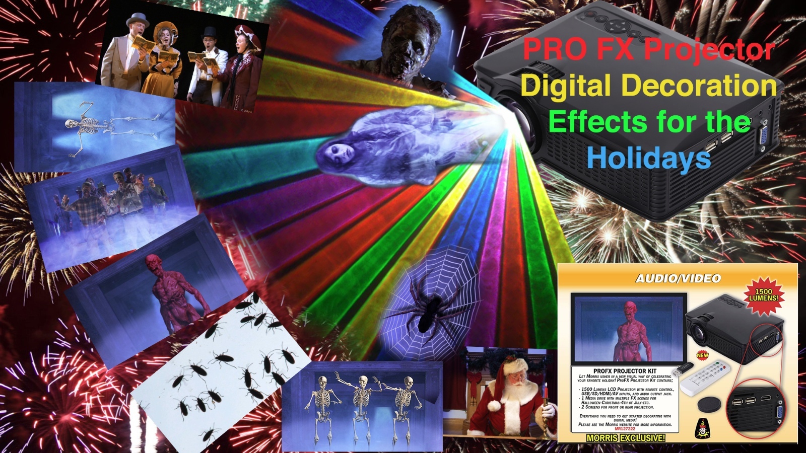 VIRTUAL SANTA Projector, 4 PROJECTORS DISCOUNT BY JON HYERS | eBay