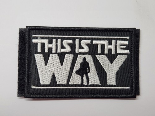THIS IS THE WAY Hook and Loop Patch Badge Tactical Morale Mandalorian ...