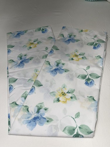 Springs Flat Full Double Floral Flower Sheet Shabby Roses | eBay