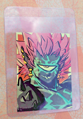 Bam! Anime One-Punch Man Boros Fan Art Card Villian Series by Artist ...