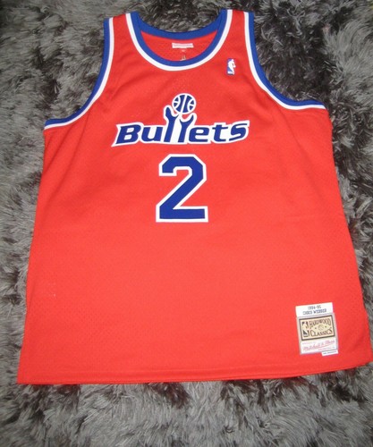 Authentic Mitchell & Ness swingman Webber Washington Bullets #2 jersey ...